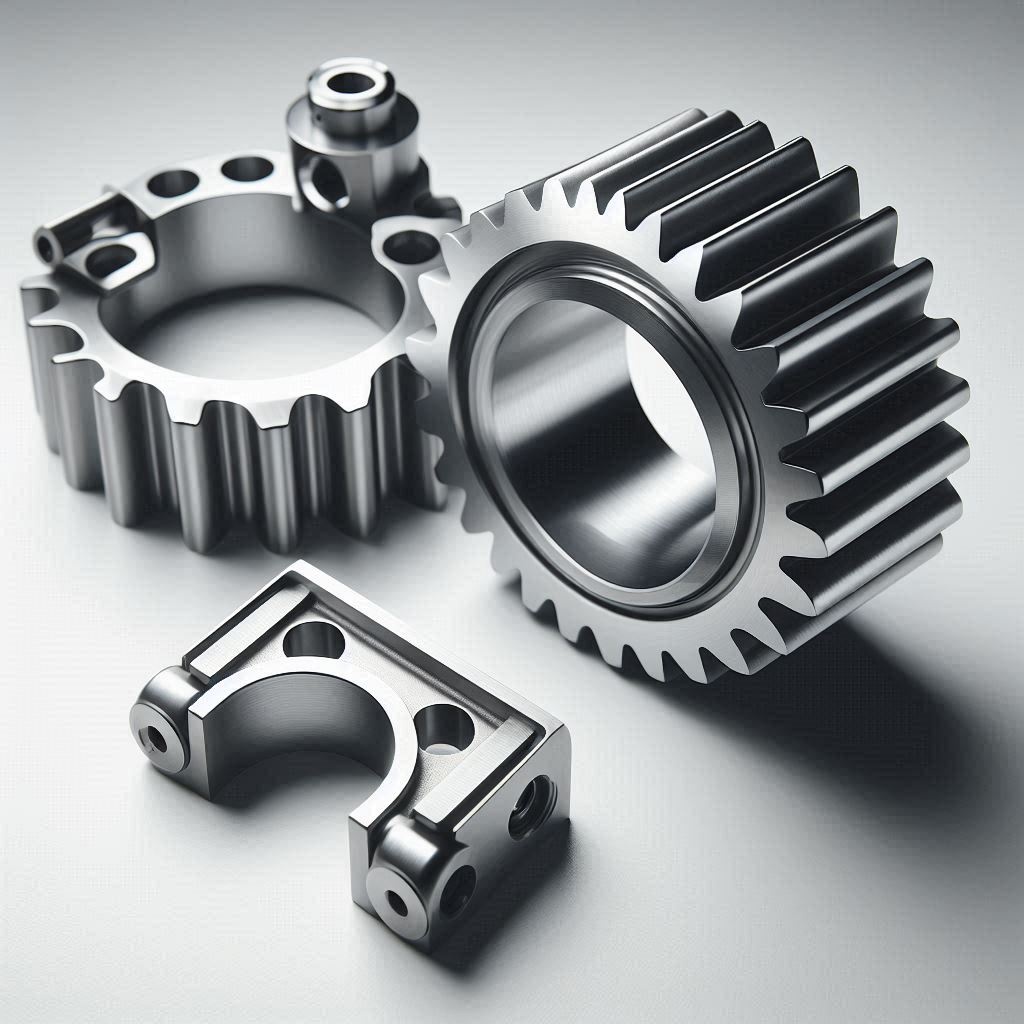 Gear hobbing with carbon steel material with Induction hardening 45-52 HRC